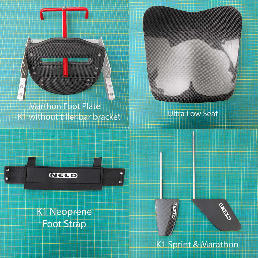 Nelo Seats, Nelo Footplates - FastPaddler®